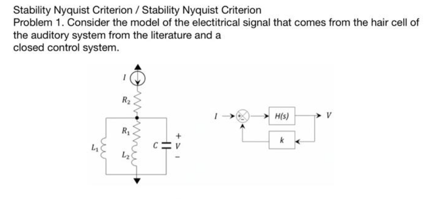 Solved Stability Nyquist Criterion / Stability Nyquist | Chegg.com