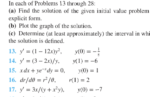 Solved 13 a and c. 14 a and 14c. 17a and 17c | Chegg.com