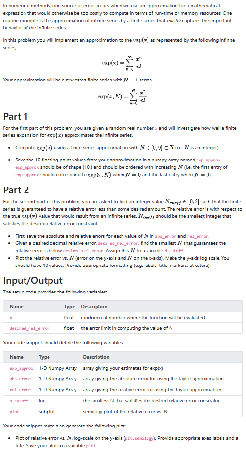 Solved In numerical methods, one source of error occurs when | Chegg.com