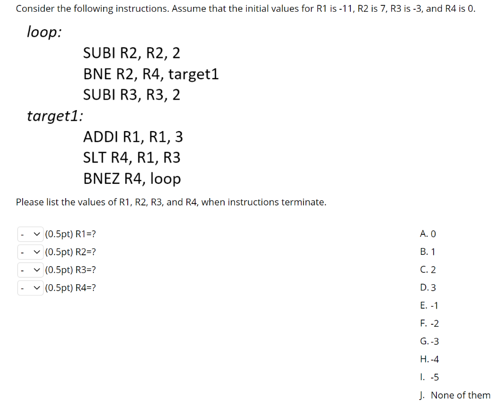 Solved Please list the values of R1, R2, R3, and R4, | Chegg.com