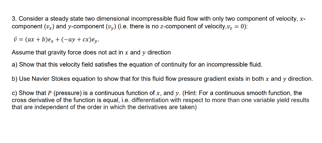 Solved 3. Consider a steady state two dimensional | Chegg.com