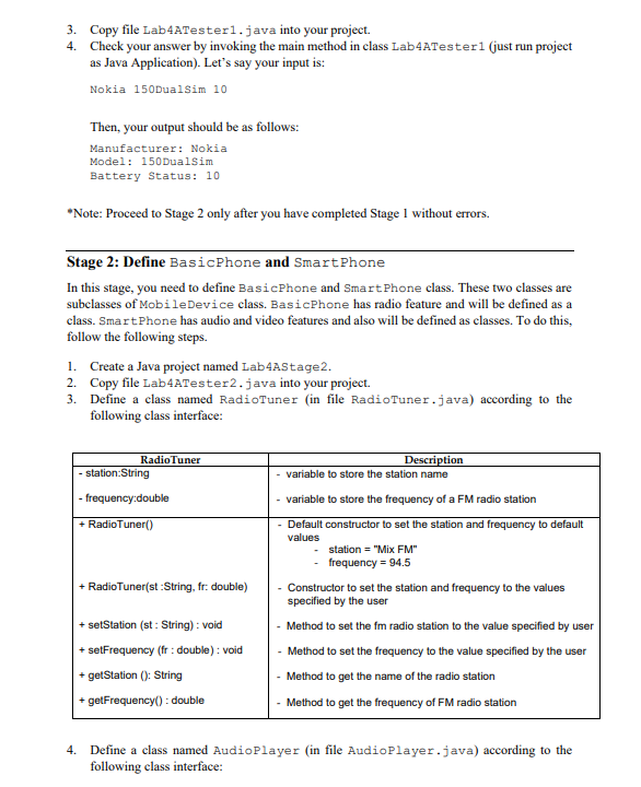 Solved Lab4A: Inheritance Mobile Device Instruction Topic: | Chegg.com