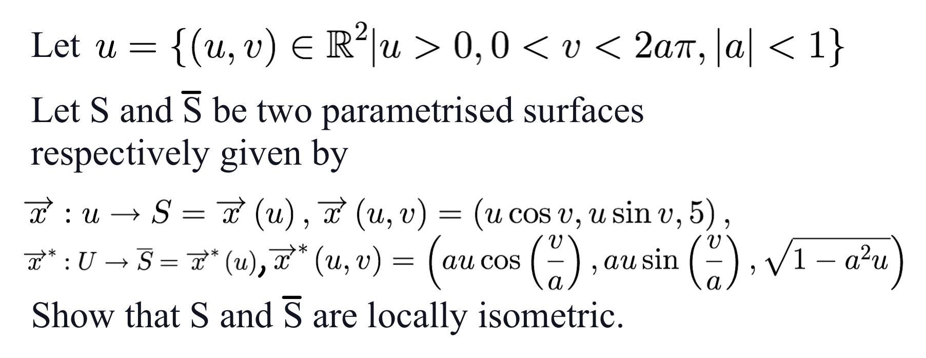 Solved Let u= {(u, v) e R?u > 0,0 | Chegg.com