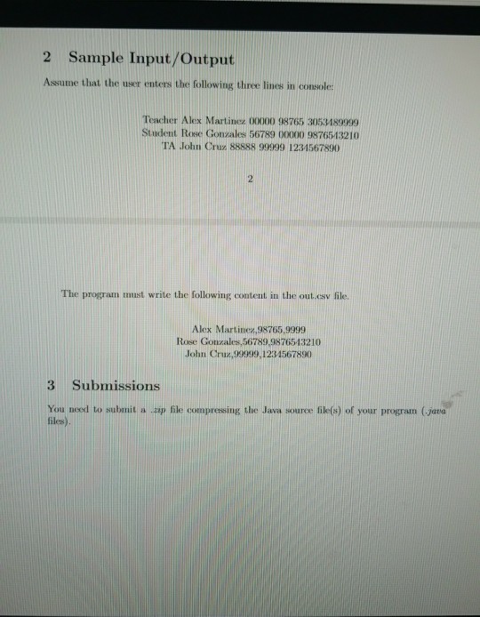 Solved Will upvote guaranteed. Please answer my java | Chegg.com