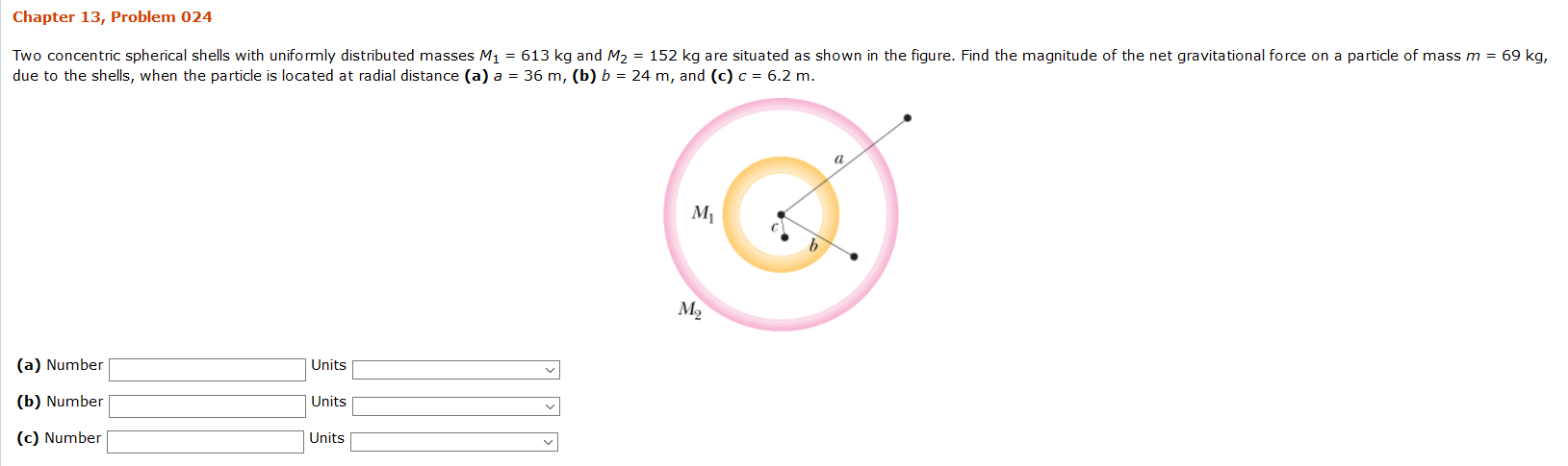 Solved Chapter 13, Problem 024 Two concentric spherical | Chegg.com
