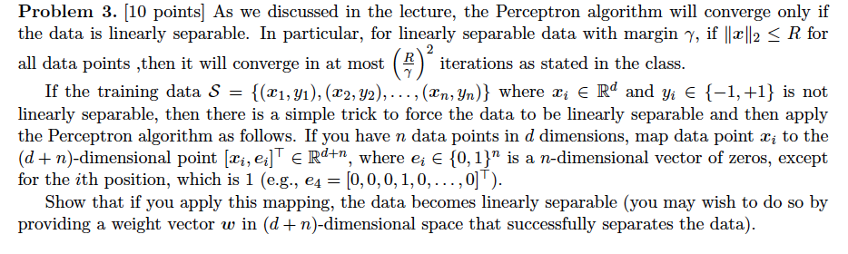 Solved Problem 3. [10 points] As we discussed in the | Chegg.com