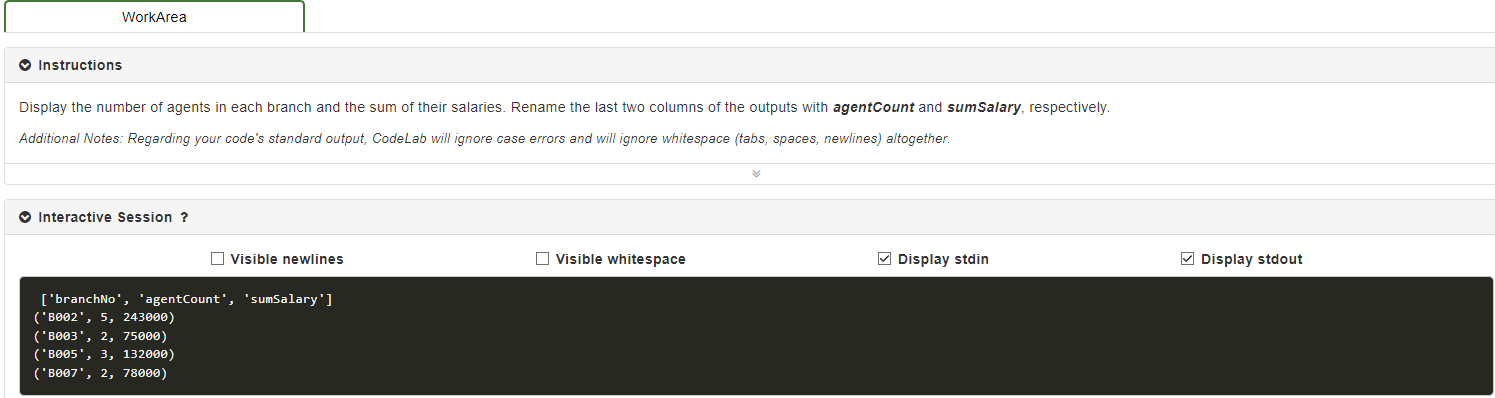 Solved EXAMPLE Range search condition (BETWEEN/NOT BETWEEN) | Chegg.com