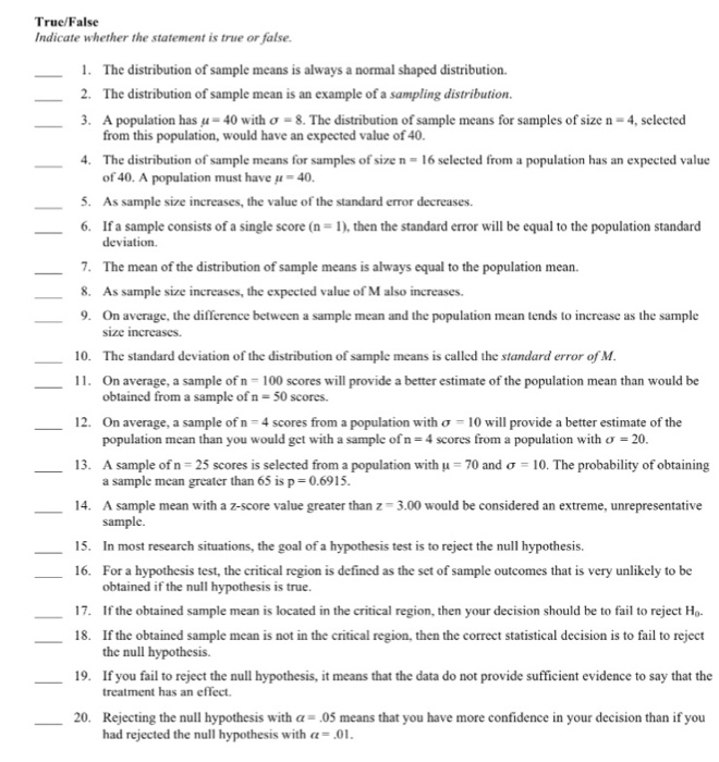 Solved True False Indicate whether the statement is true or | Chegg.com