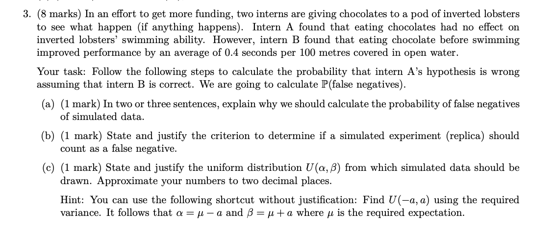 Solved 3. (8 ﻿marks) ﻿In an effort to get more funding, two | Chegg.com