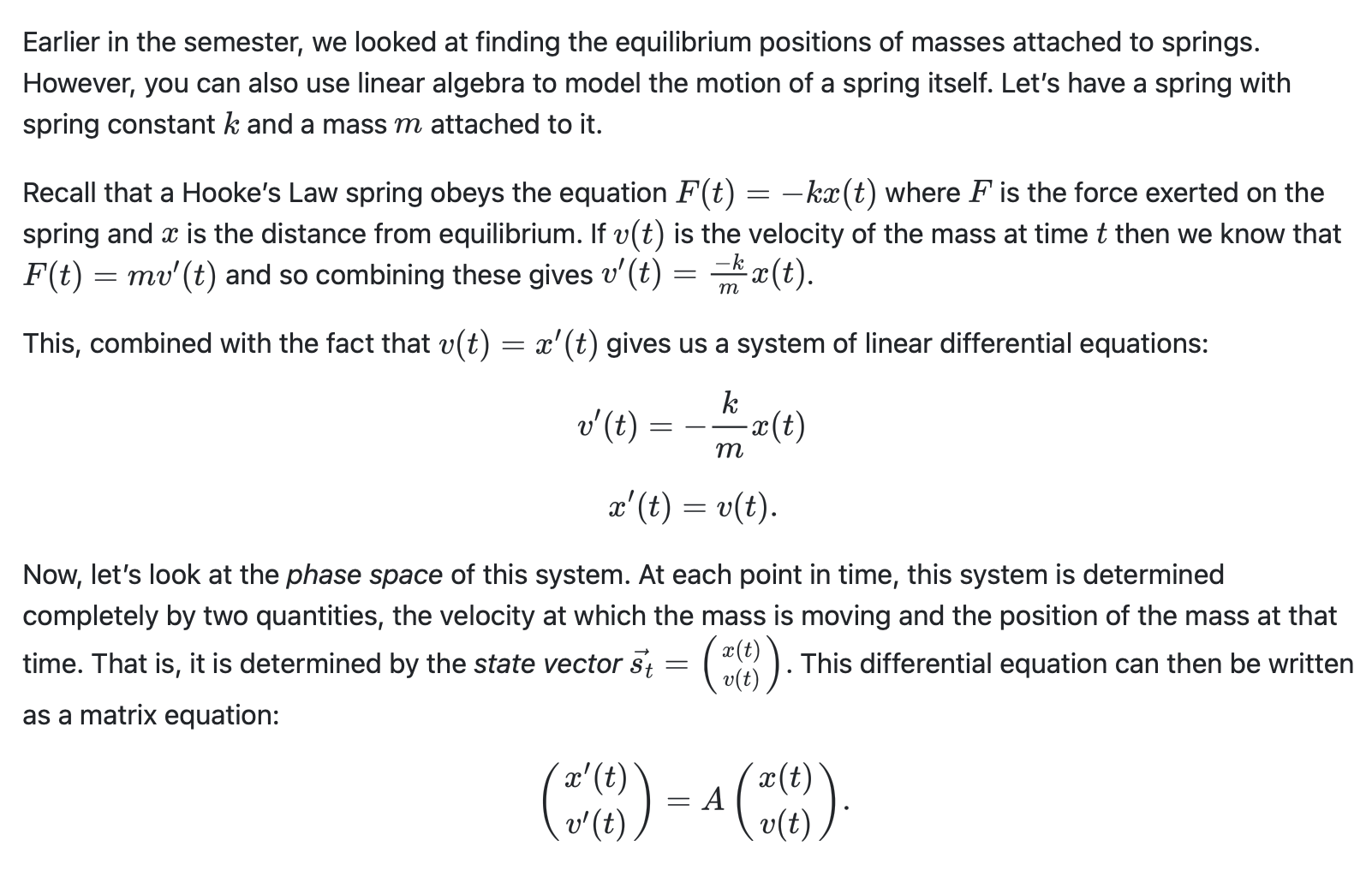 Solved Earlier in the semester, we looked at finding the | Chegg.com