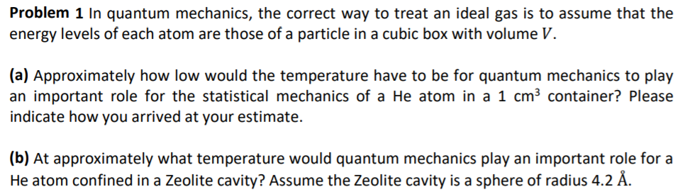 Solved Problem 1 In quantum mechanics, the correct way to | Chegg.com