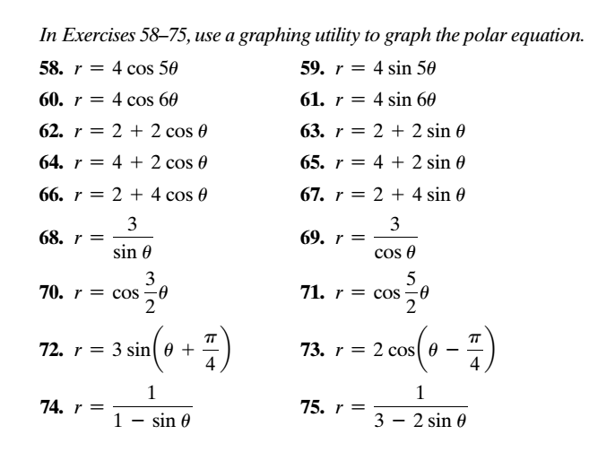 Solved In Exercises 58-75, use a graphing utility to graph | Chegg.com