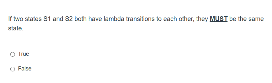 Solved If two states S1 ﻿and S2 ﻿both have lambda | Chegg.com