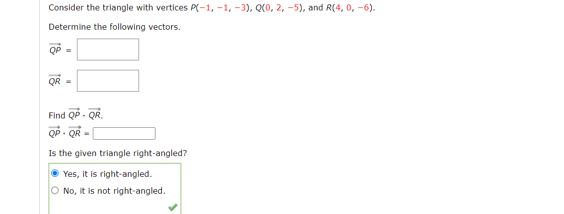 Solved Consider the triangle with vertices | Chegg.com