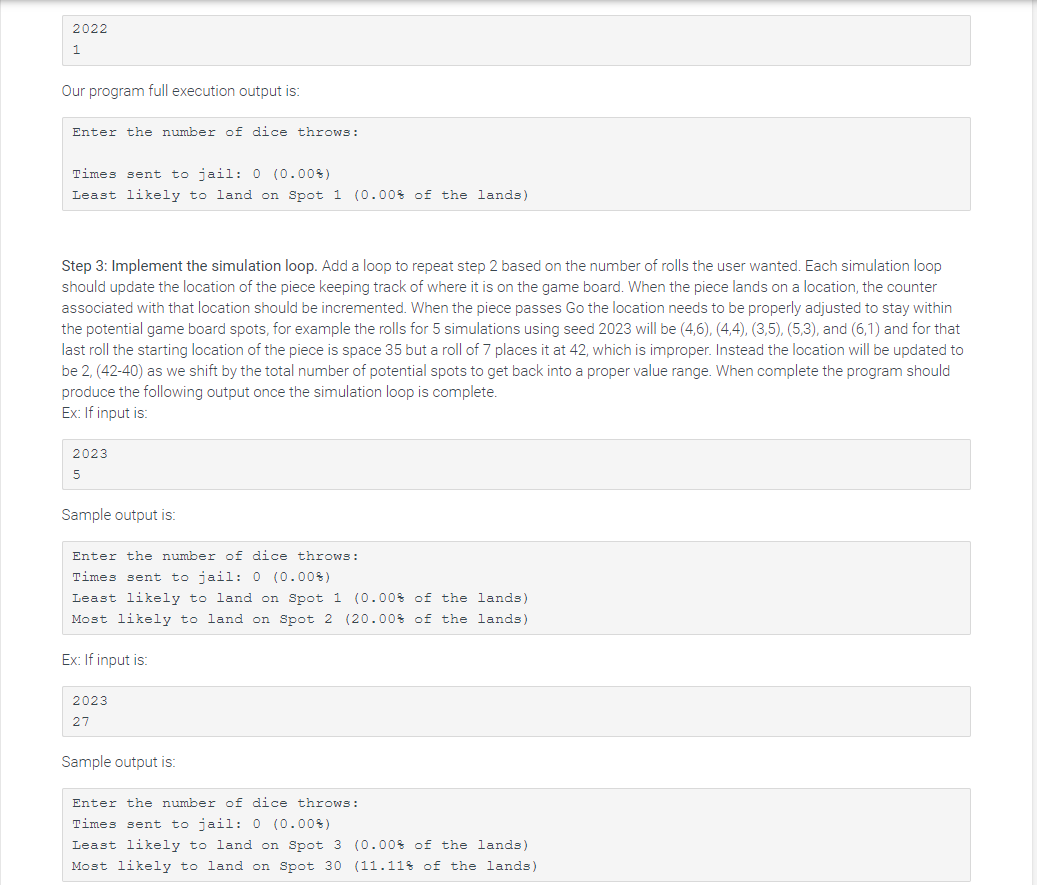 Solved 18.4 Project 4: Monte Carlo Simulation Summary Within | Chegg.com