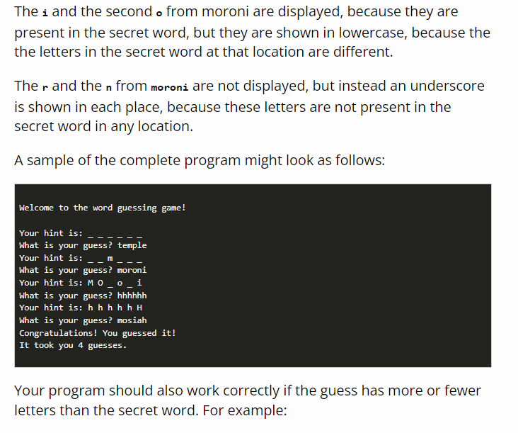 Solved The program contains a hidden secret word stored in a | Chegg.com
