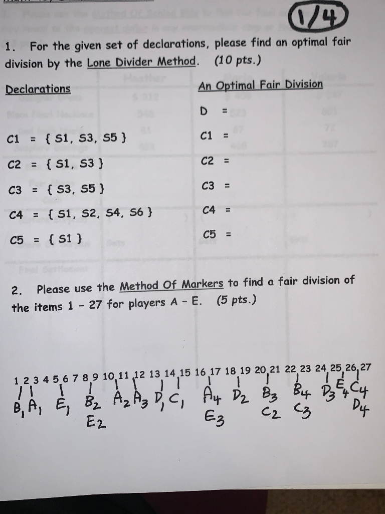 1. For the given set of declarations, please find an | Chegg.com