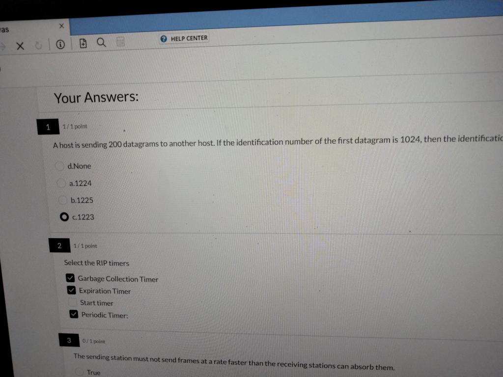 Solved A host is sending 200 datagrams to another host. If | Chegg.com