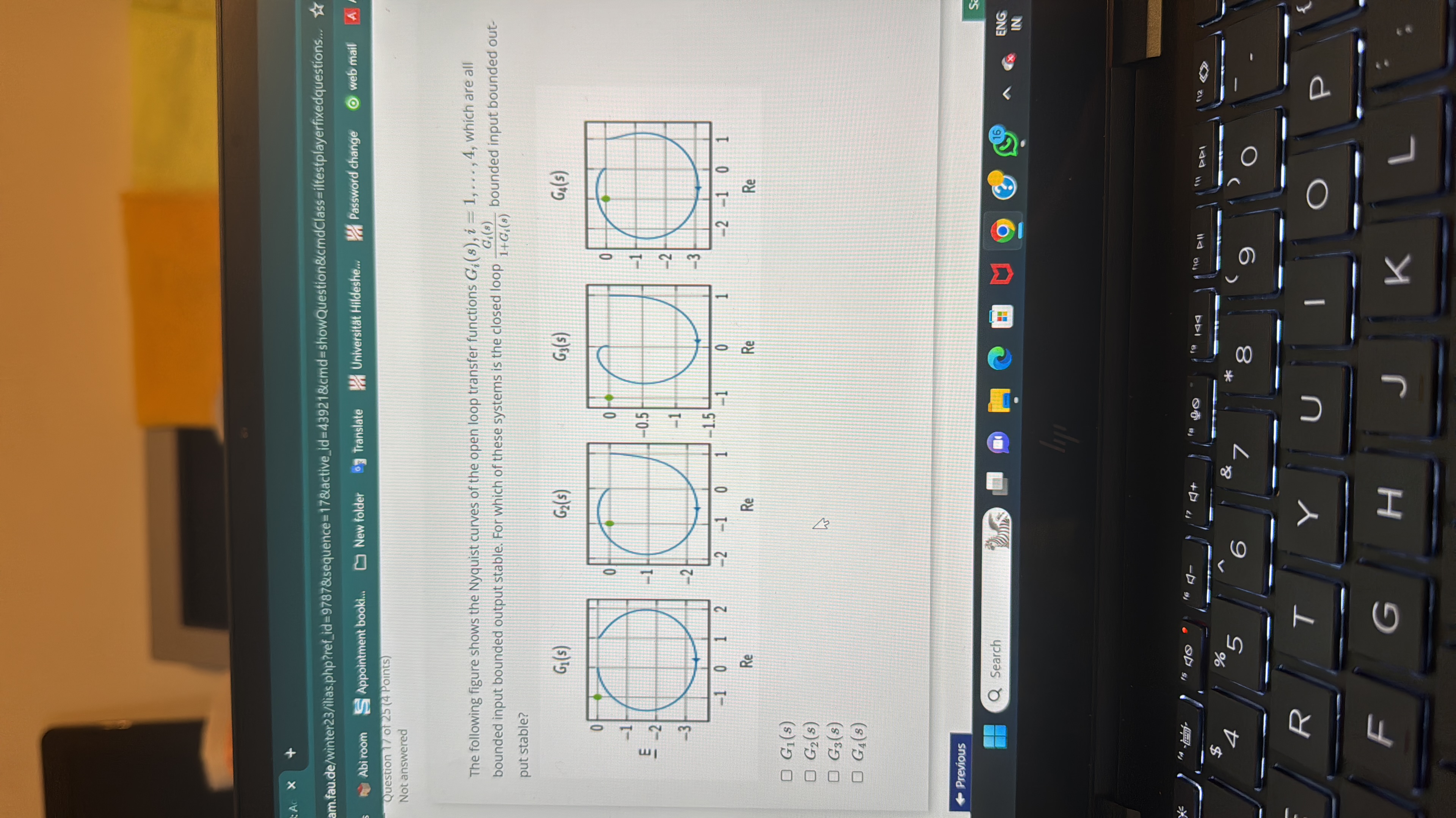 Solved Which of the following pole-zero diagrams belongs to | Chegg.com