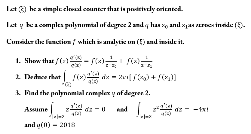Solved Let (5) be a simple closed counter that is positively | Chegg.com