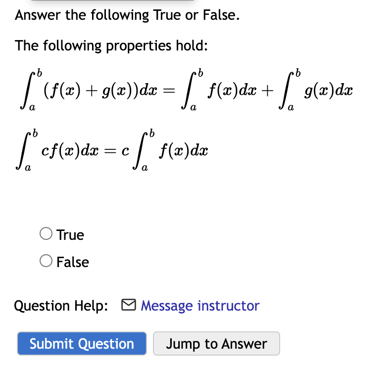 Solved Answer the following True or False. The following | Chegg.com