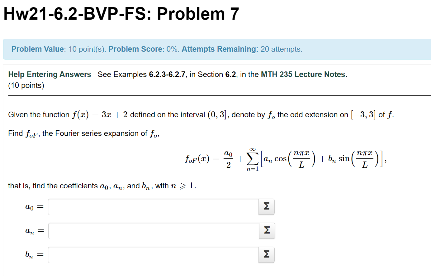 Solved Hw21-6.2-BVP-FS: Problem 7 Problem Value: 10 | Chegg.com