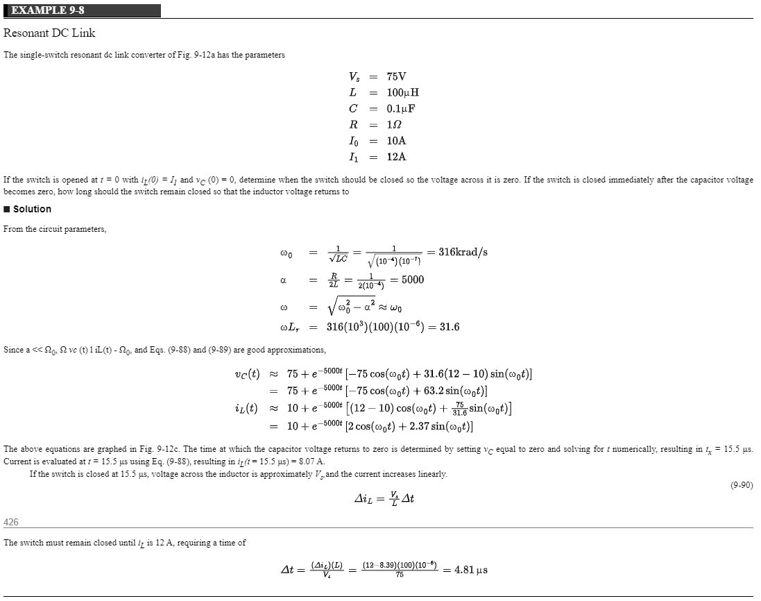 Solved Create a MULTISIM simulation for the resonant dc link | Chegg.com