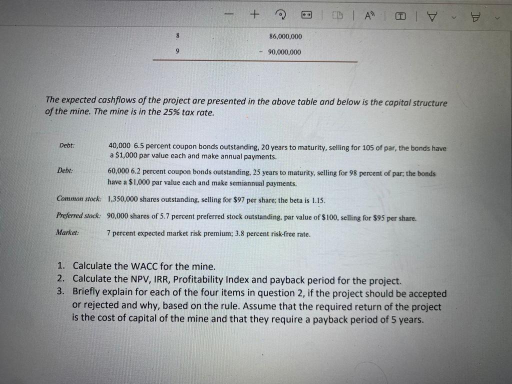 Solved Cost of Capital & Capital Budgeting Mini Case | Chegg.com