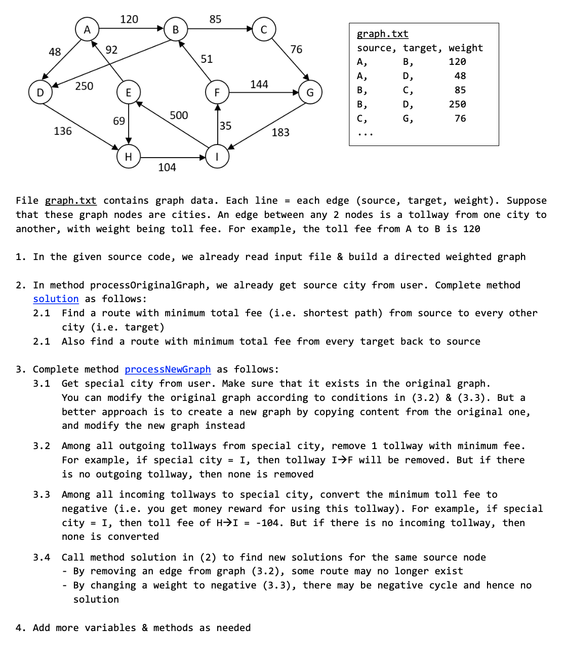 Solved Modify The Code To Does What Question Askedpackage 