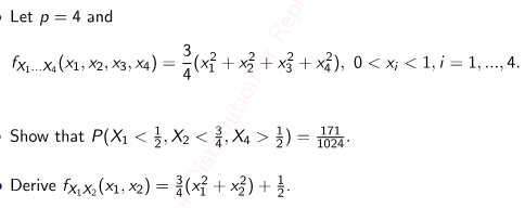 Solved X1,…,Xp are jointly continuous if there exists a | Chegg.com