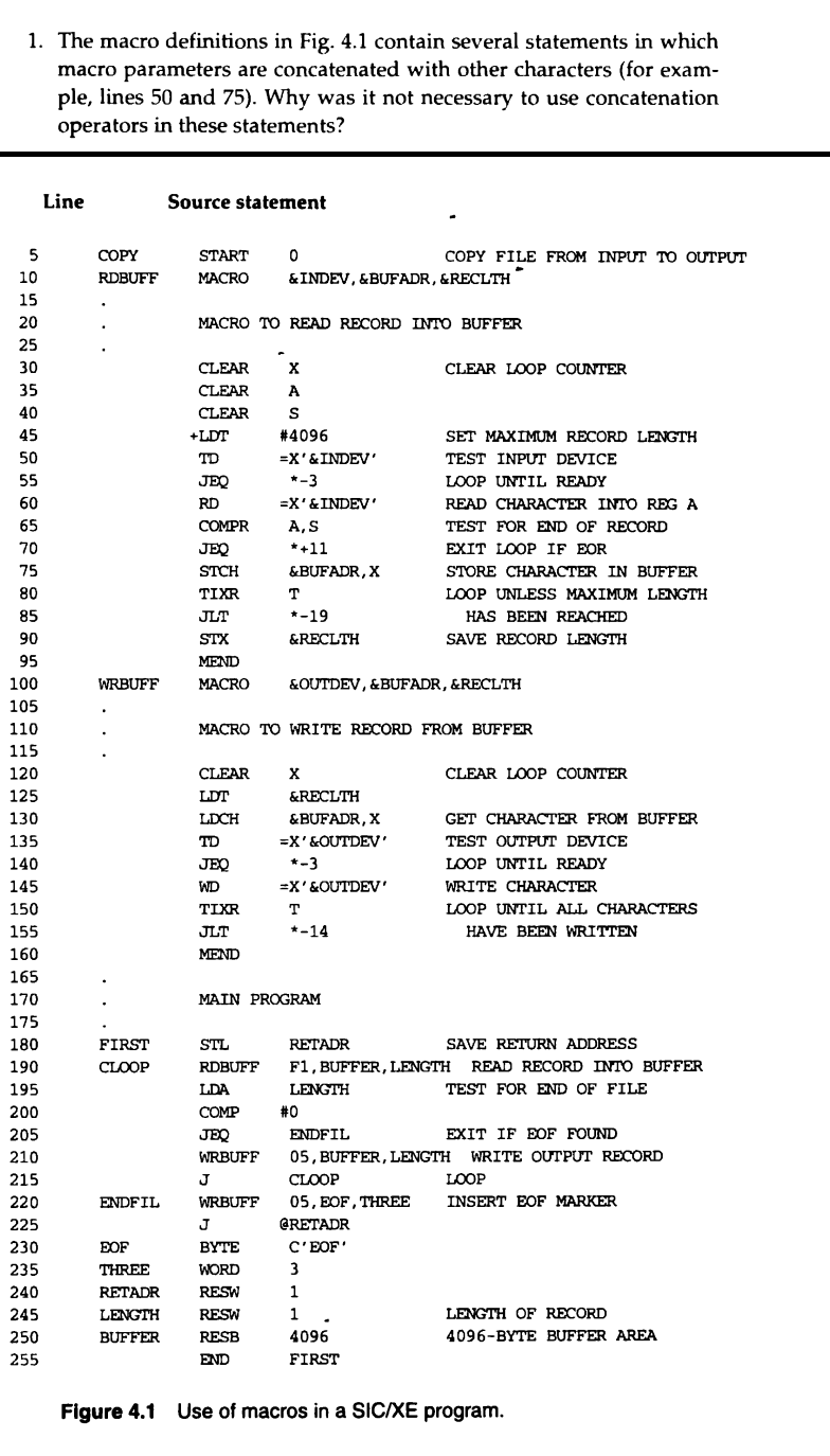 Solved 1. The macro definitions in Fig. 4.1 contain several | Chegg.com