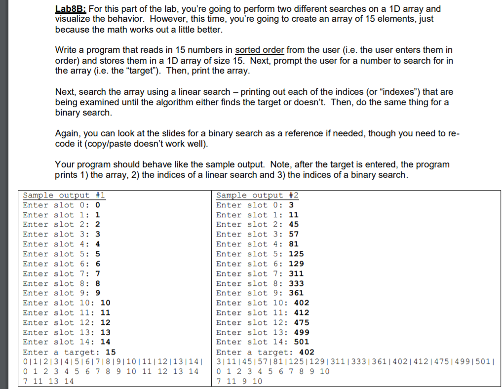 Solved Lab8B: For this part of the lab, you're going to | Chegg.com