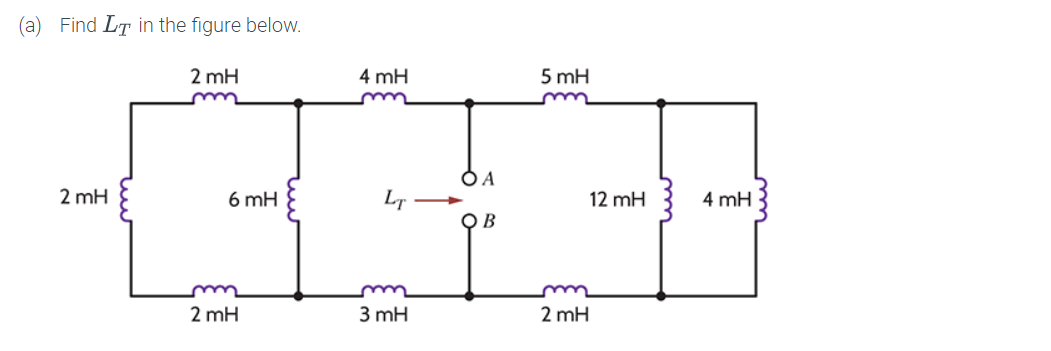 Solved (a) Find LT in the figure below. | Chegg.com