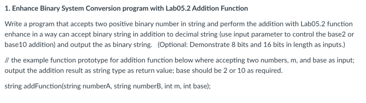 Solved Objective: C++ Function II Activity: ** For each | Chegg.com