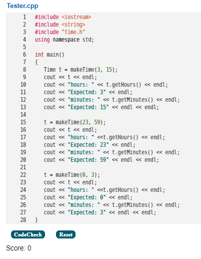 Solved In an earlier lesson, you wrote the "accessor" | Chegg.com