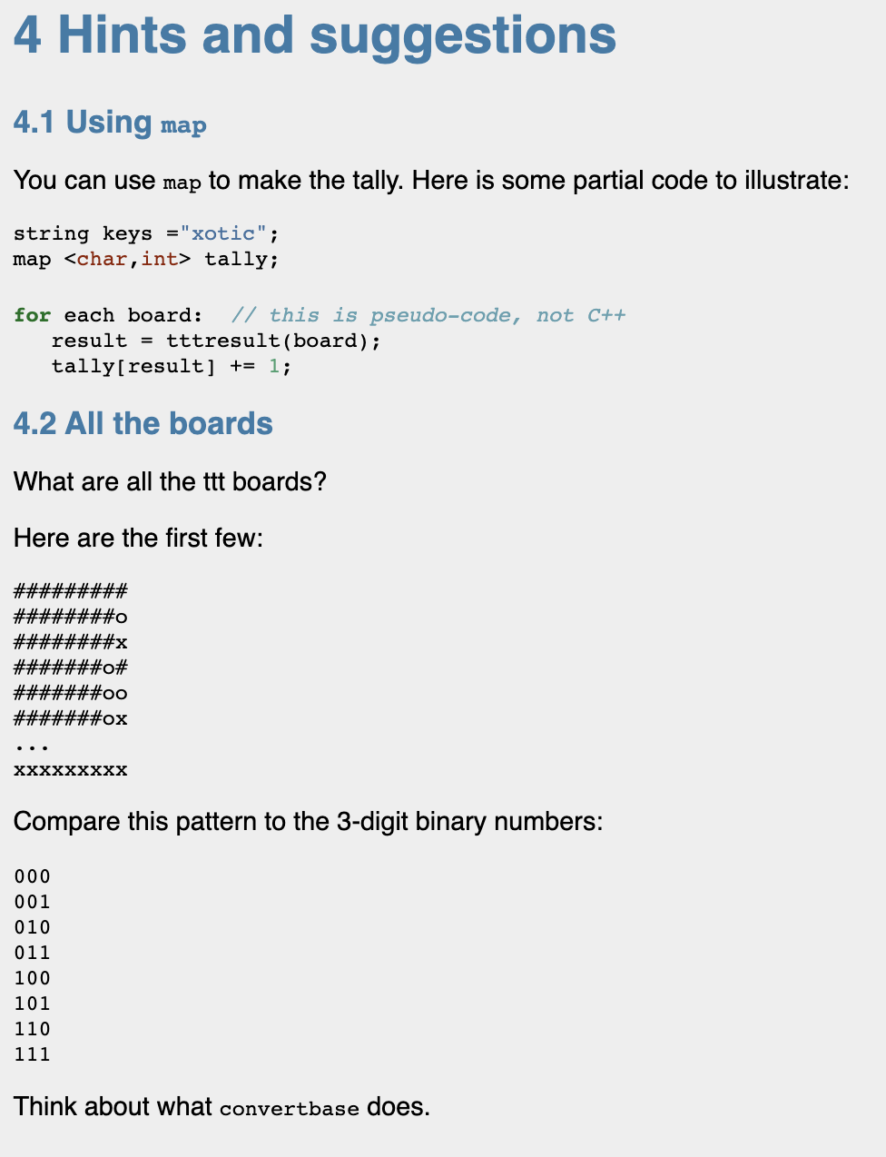 3 Tic Tac Toe Analyzer Summary: write functions for | Chegg.com