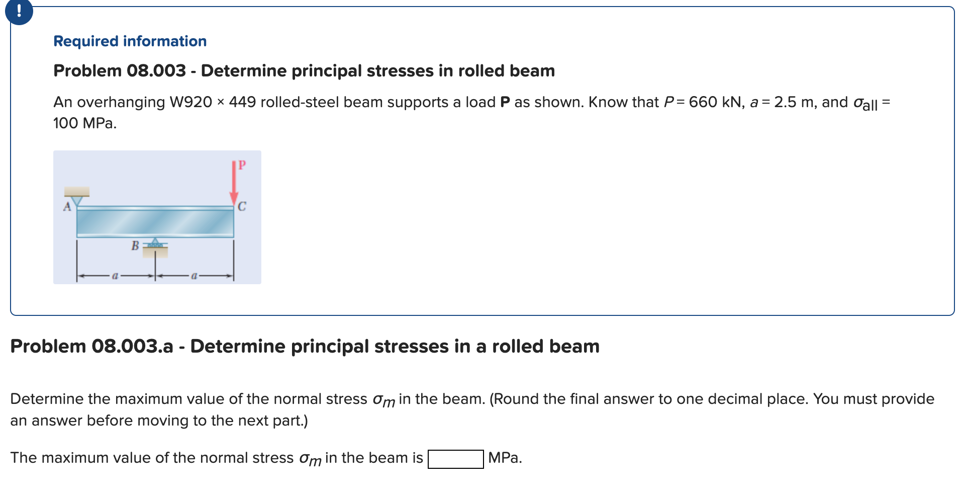 Solved Required information Problem 08.003 - Determine | Chegg.com