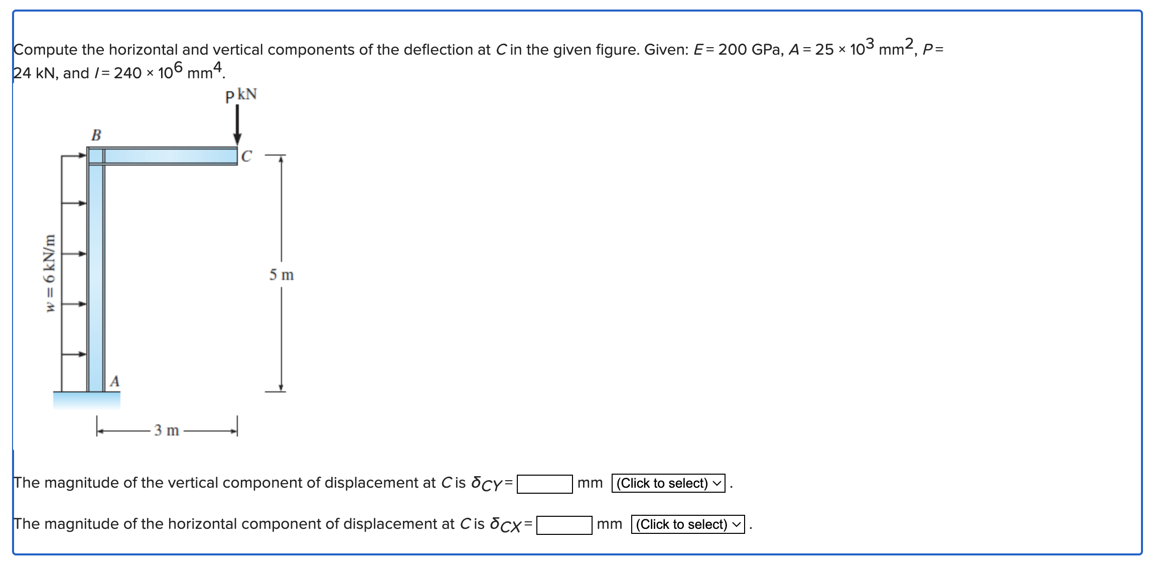 Solved Compute the horizontal and vertical components of the | Chegg.com