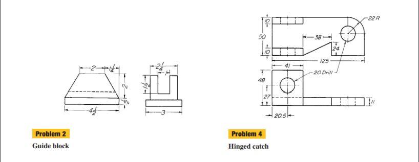 Solved Construct the isometric drawings of the dimensioned | Chegg.com