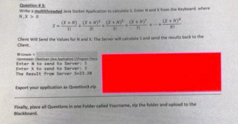 Solved Java Sockets..*** make sure to do both client and | Chegg.com