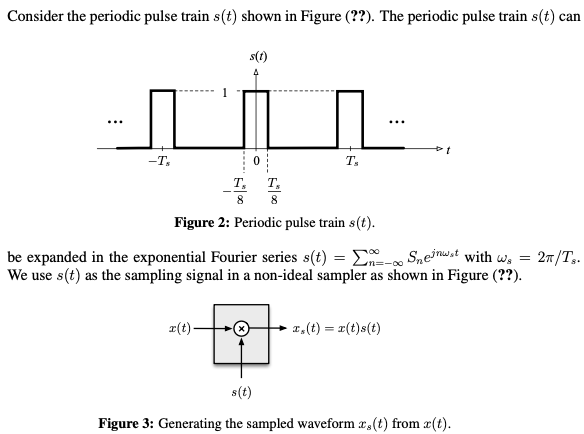 Solved Consider The Periodic Pulse Train St Shown In 