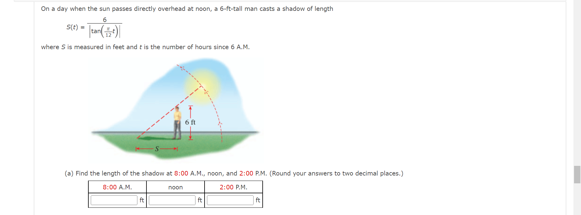 Solved On a day when the sun passes directly overhead at | Chegg.com