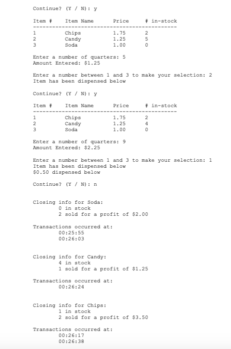 Solved For this lab, you will be creating a program that | Chegg.com