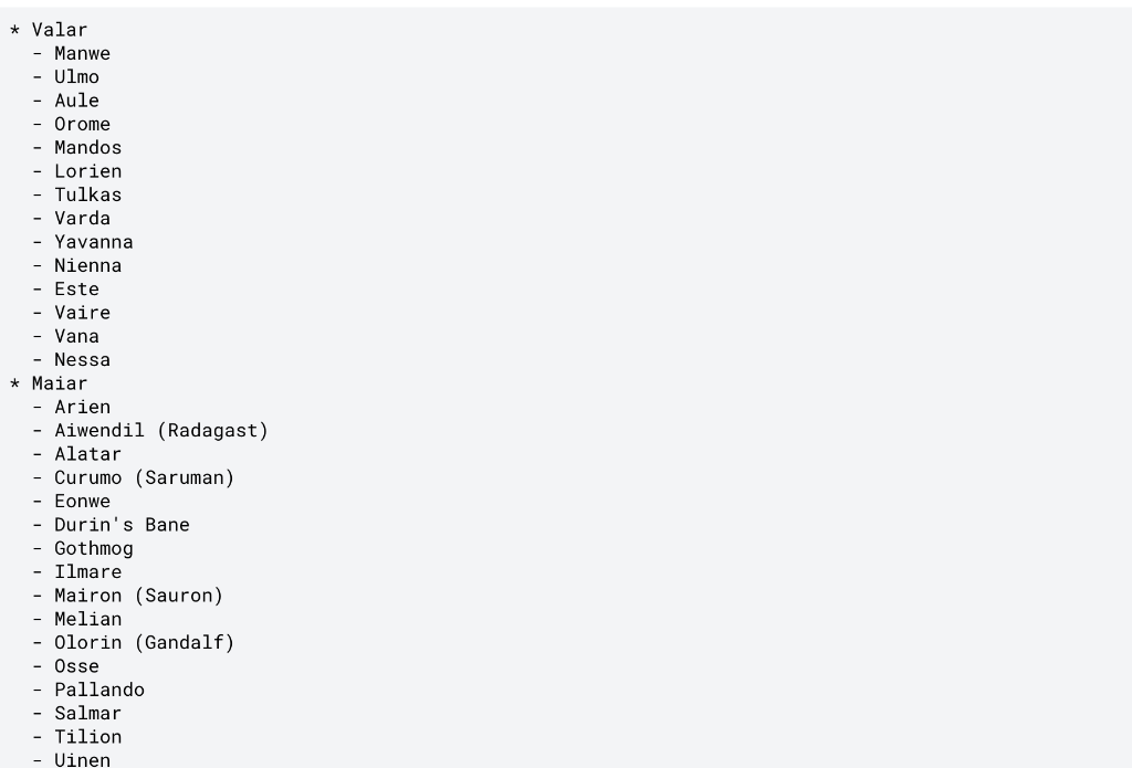 Solved java In the creation of Middle Earth, Eru Ilúvatar | Chegg.com