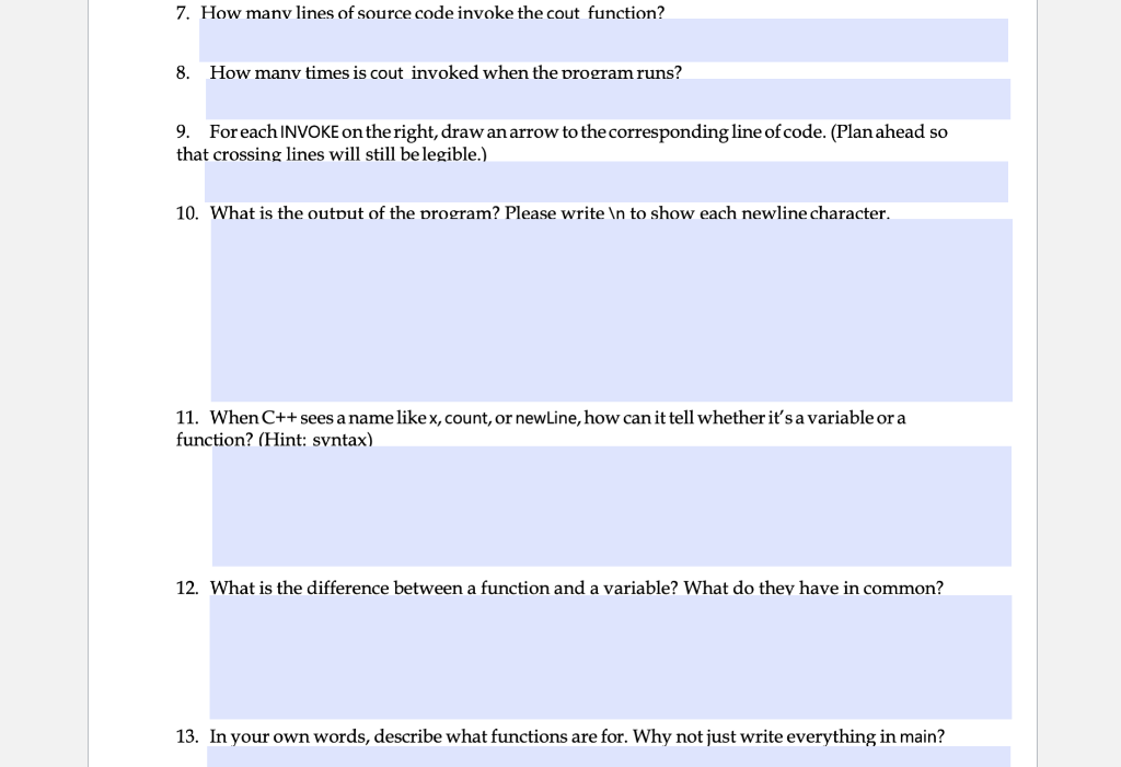 Solved Each Statement In This Program Invokes Or Calls A 0598