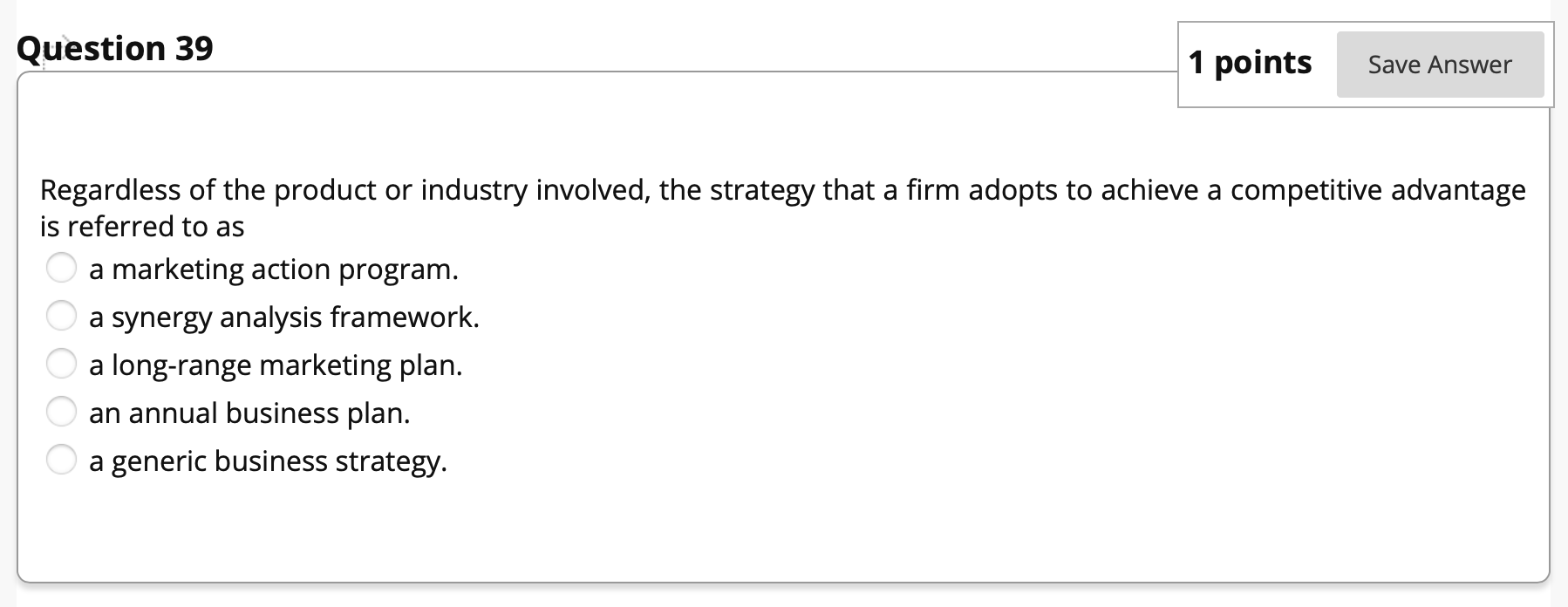 Solved Question 39 1 points Save Answer Regardless of the | Chegg.com