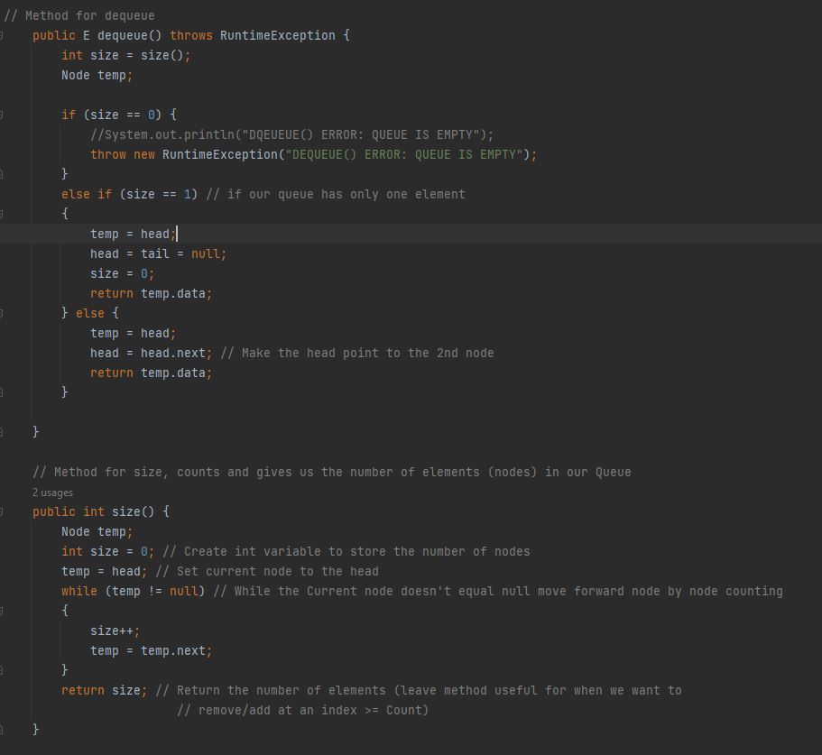 Solved Here is the Queue.java class that is mentioned in the | Chegg.com Solved Here is the Queue.java class that is mentioned in the | Chegg.com