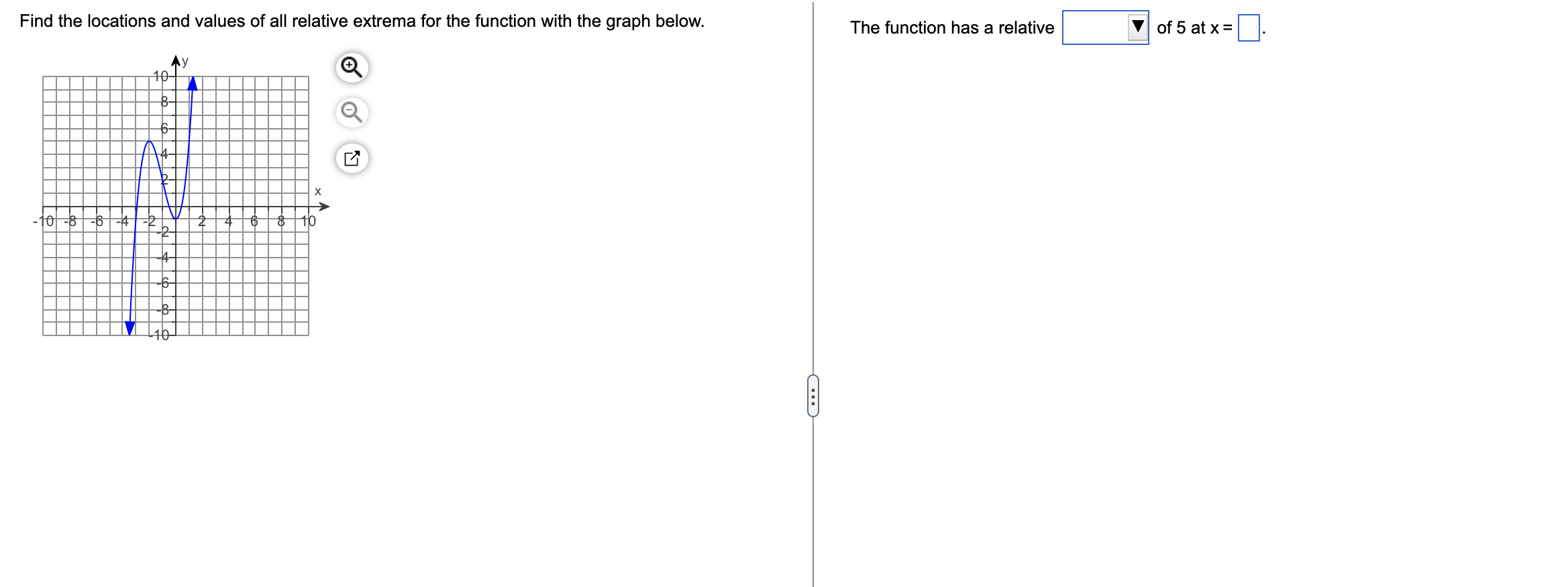 Solved Find the locations and values of all relative extrema | Chegg.com