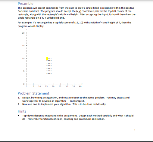 Solved Preamble This program will accept commands from the | Chegg.com
