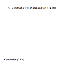 Solved Date: Experiment 5 - Basic Flip-Flops Objective To | Chegg.com